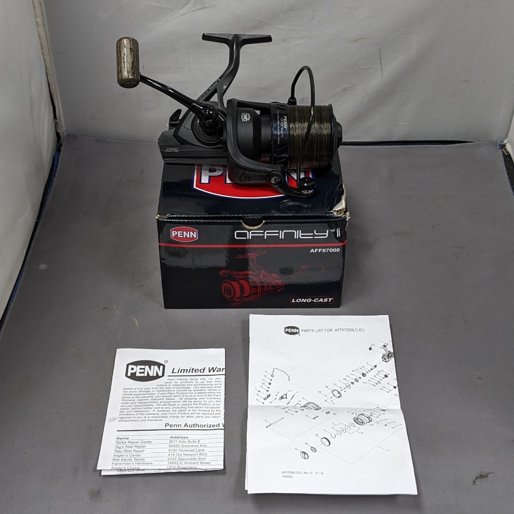 Pre-owned Penn Affinity II 7000 long-cast reels - Own4Less